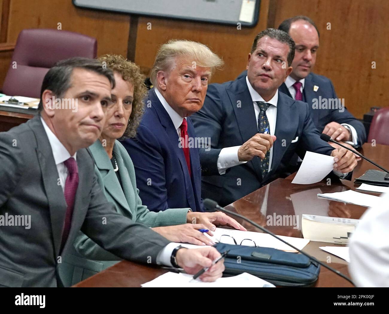 New York, United States. 04th Apr, 2023. Former President Donald Trump ...