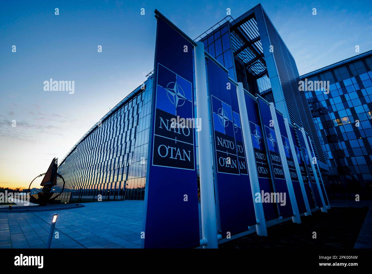 Nato headquarters brussels exterior hi-res stock photography and images ...