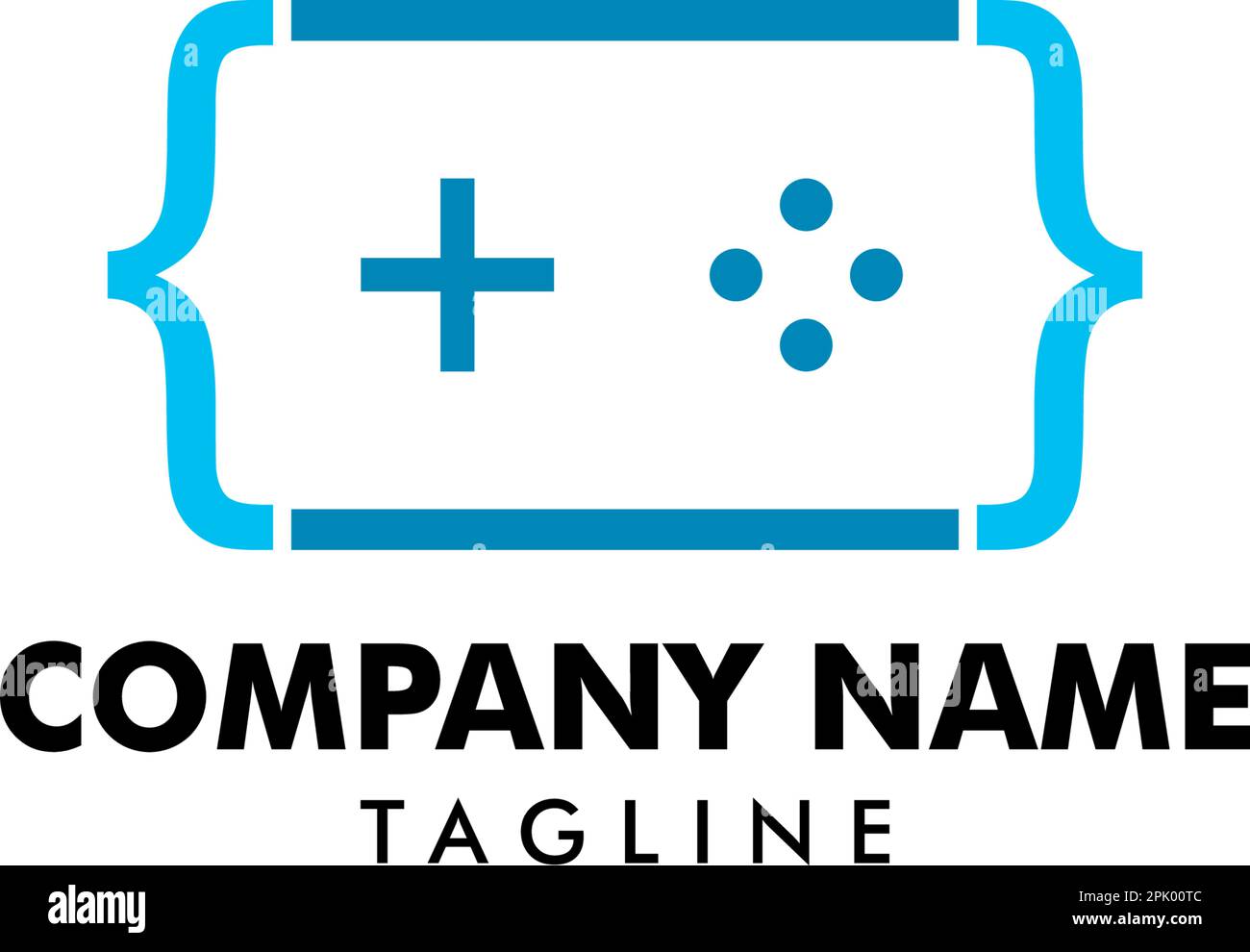 Game code logo template design Stock Vector Image & Art - Alamy