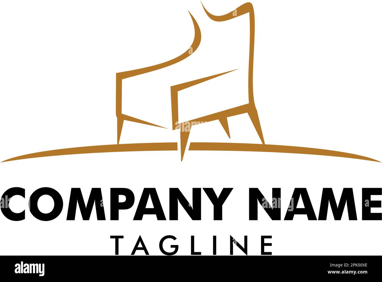 Furniture chair company logo Stock Vector Image & Art - Alamy