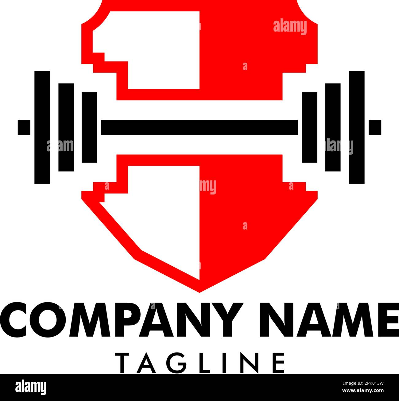 Fitness sport body building logo icon vector template Stock Vector ...