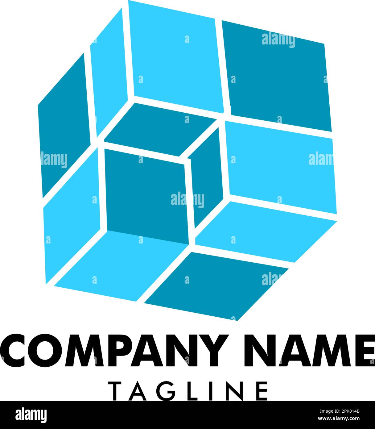 Cubic logo design template vector illustration Stock Vector Image & Art ...