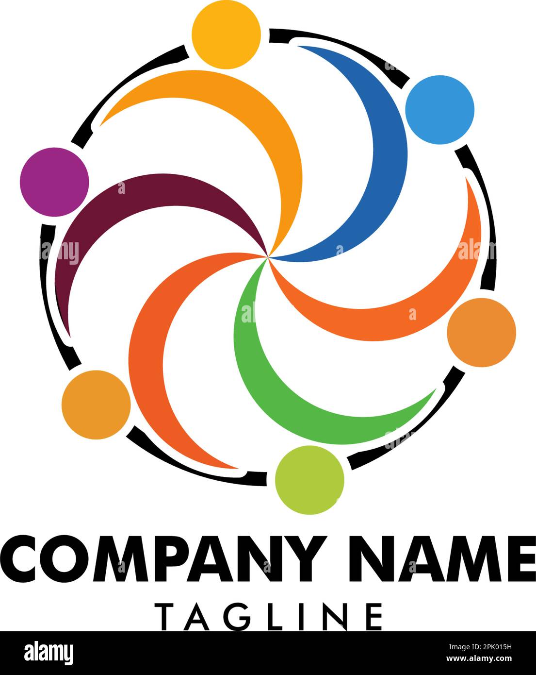 Community people logo vector Stock Vector Image & Art - Alamy