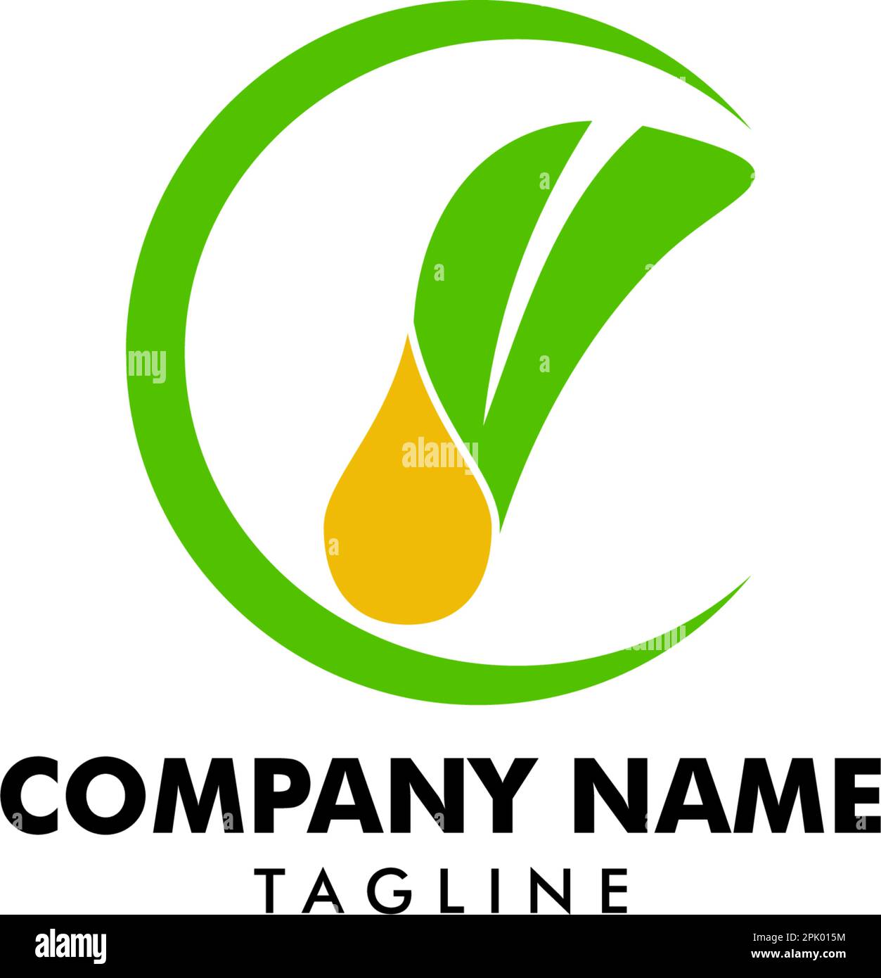 Essential oil logo design, Natural oil with fresh herbs vector design Stock Vector Image & Art ...