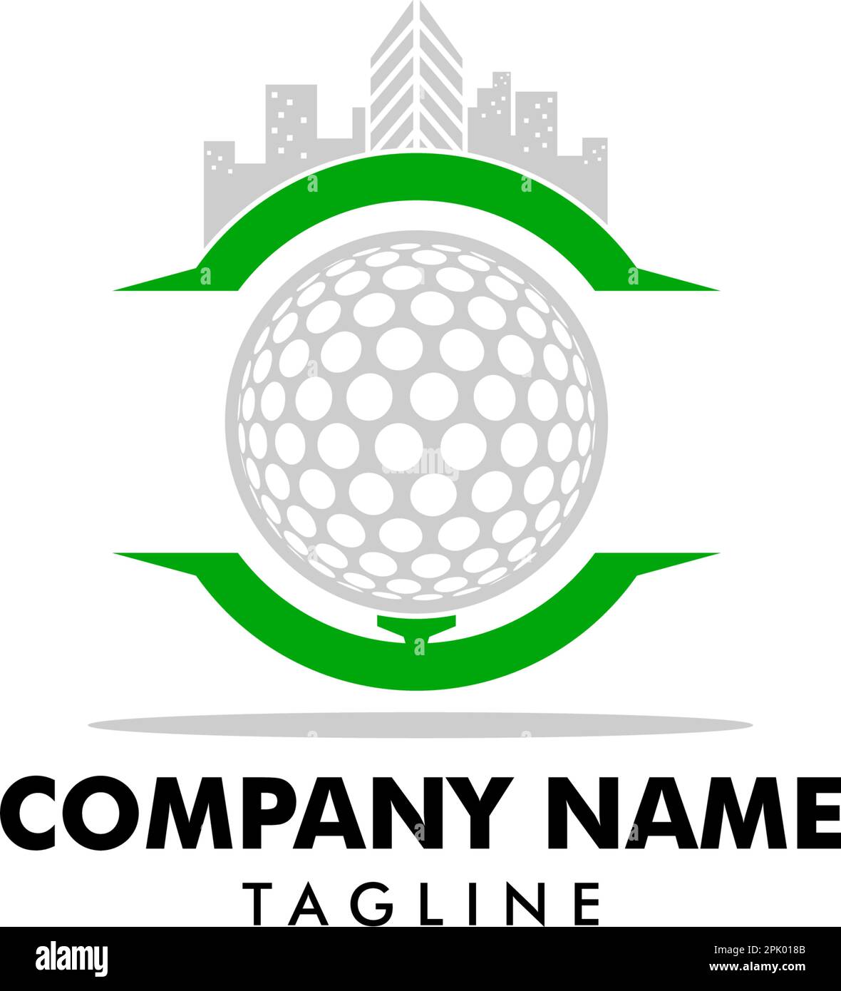 Golf Town Icon Logo Design Element Stock Vector Image & Art - Alamy