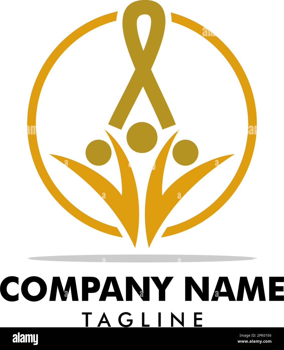 Childhood Cancer Awareness Month vector logo icon illustration Stock ...