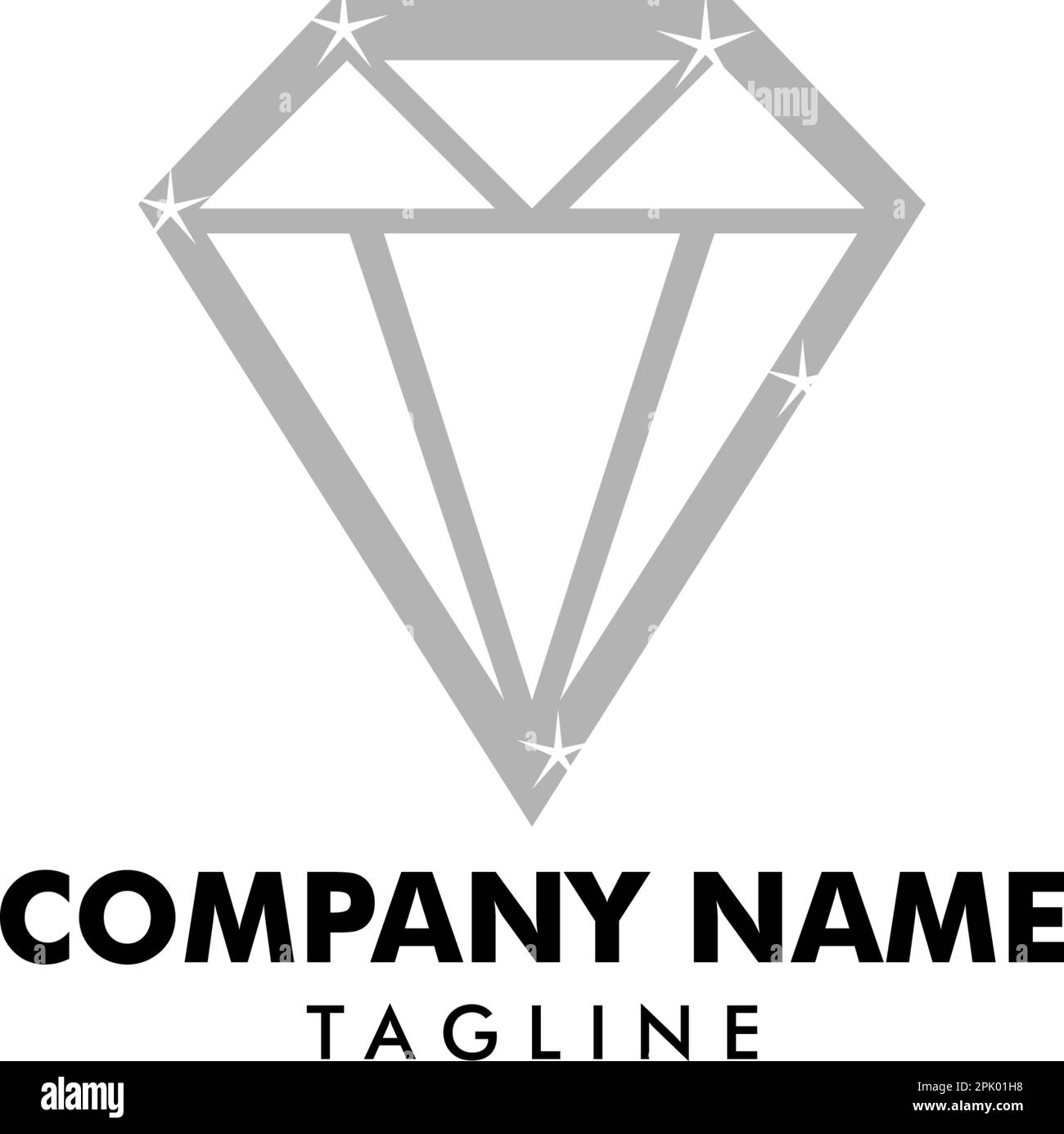 Diamond Jewellery Logo Design Vector Template Stock Vector Image & Art ...