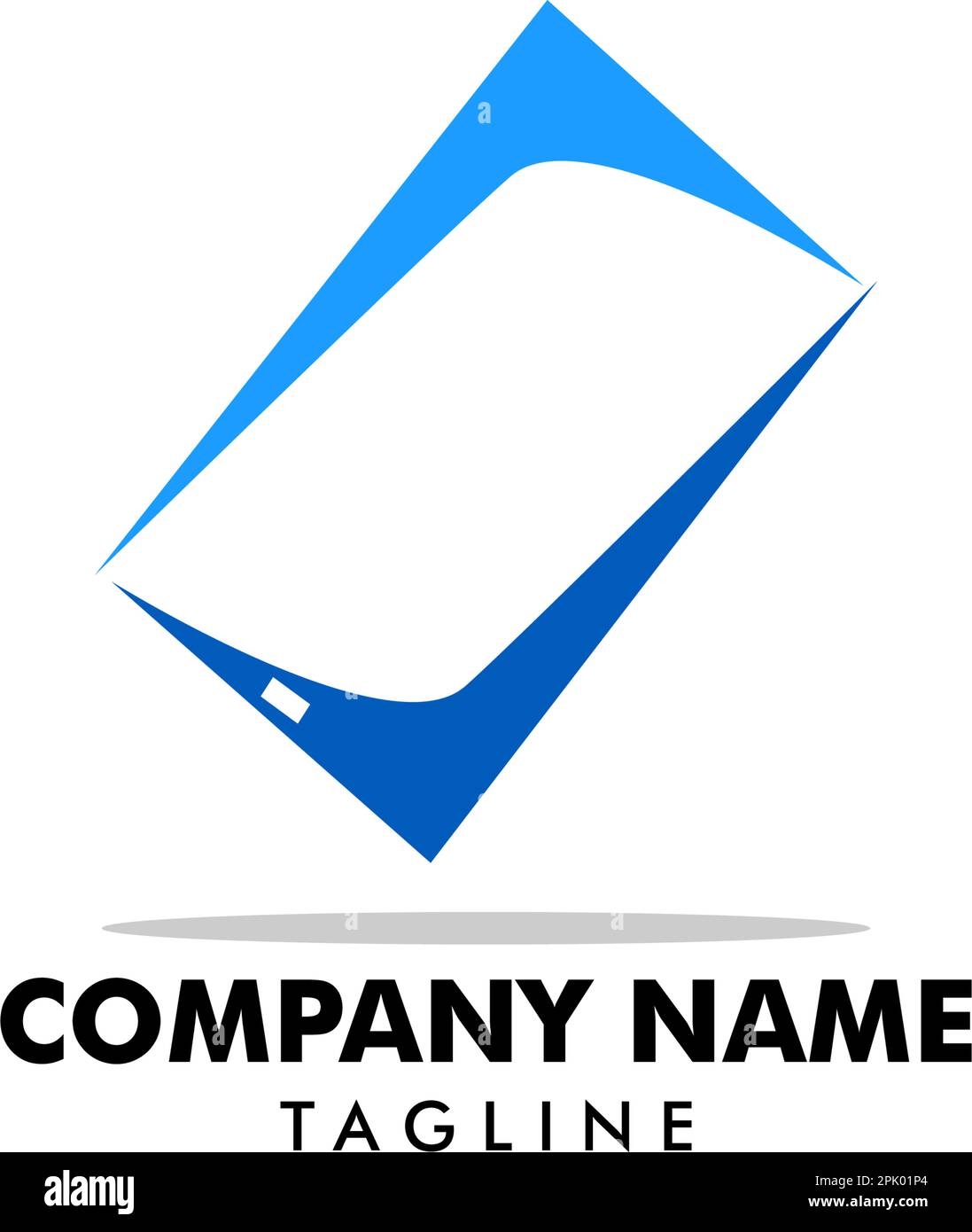 Check Mobile Logo Template Design Vector Stock Vector Image & Art - Alamy