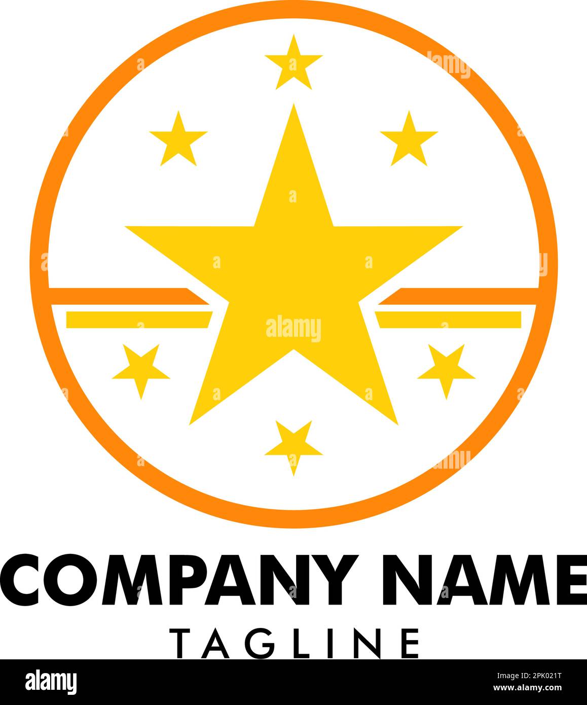 Circle Star Vector Logo Template Design Stock Vector Image & Art - Alamy