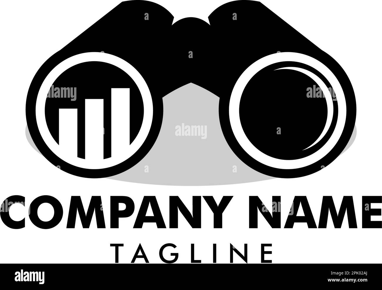 Binoculars logo hi-res stock photography and images - Alamy