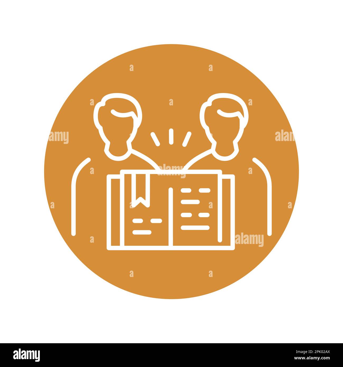 Mentoring black line icon. Self development. Pictogram for web page ...
