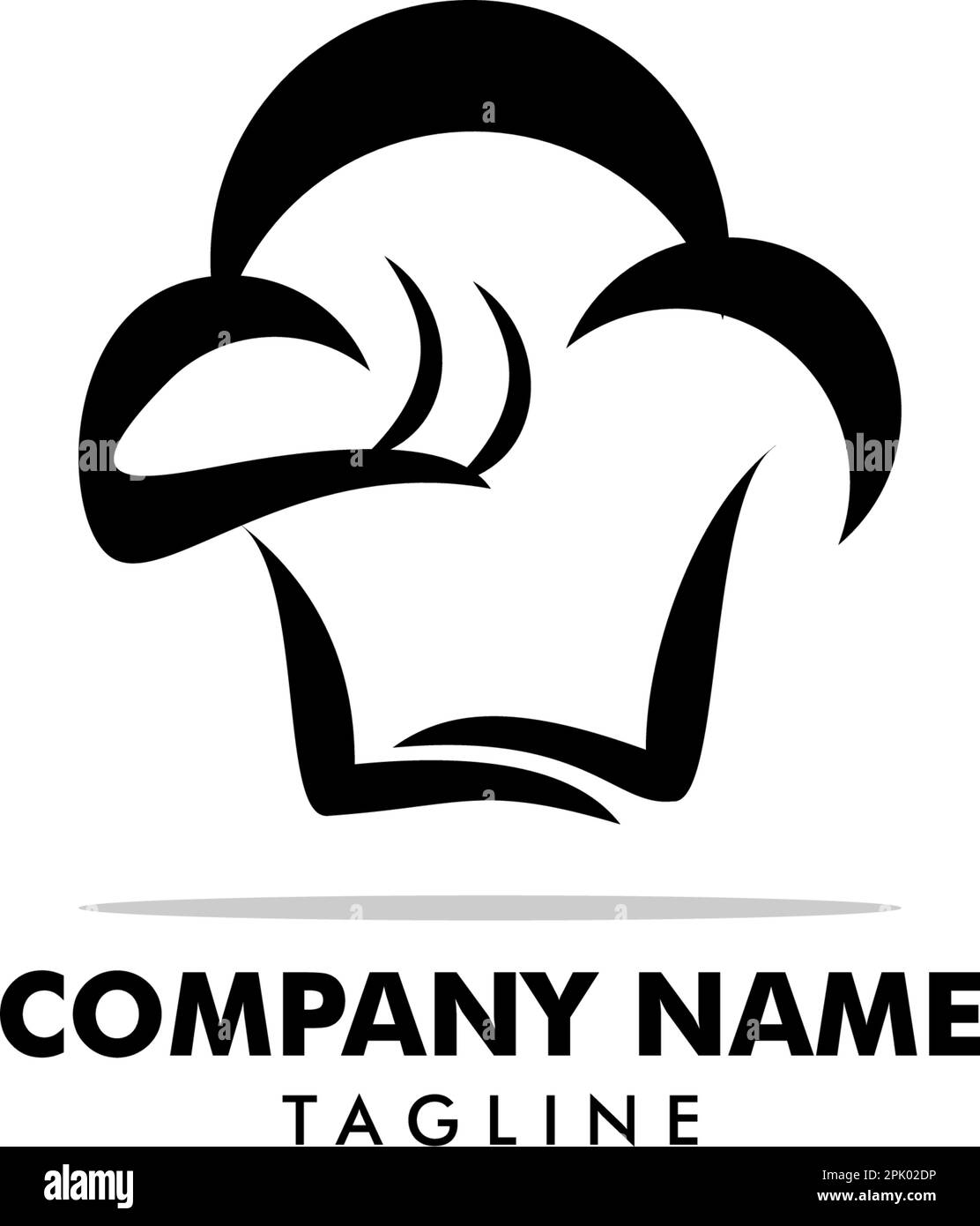 Spoon fork knife chef hat Black and White Stock Photos & Images - Alamy