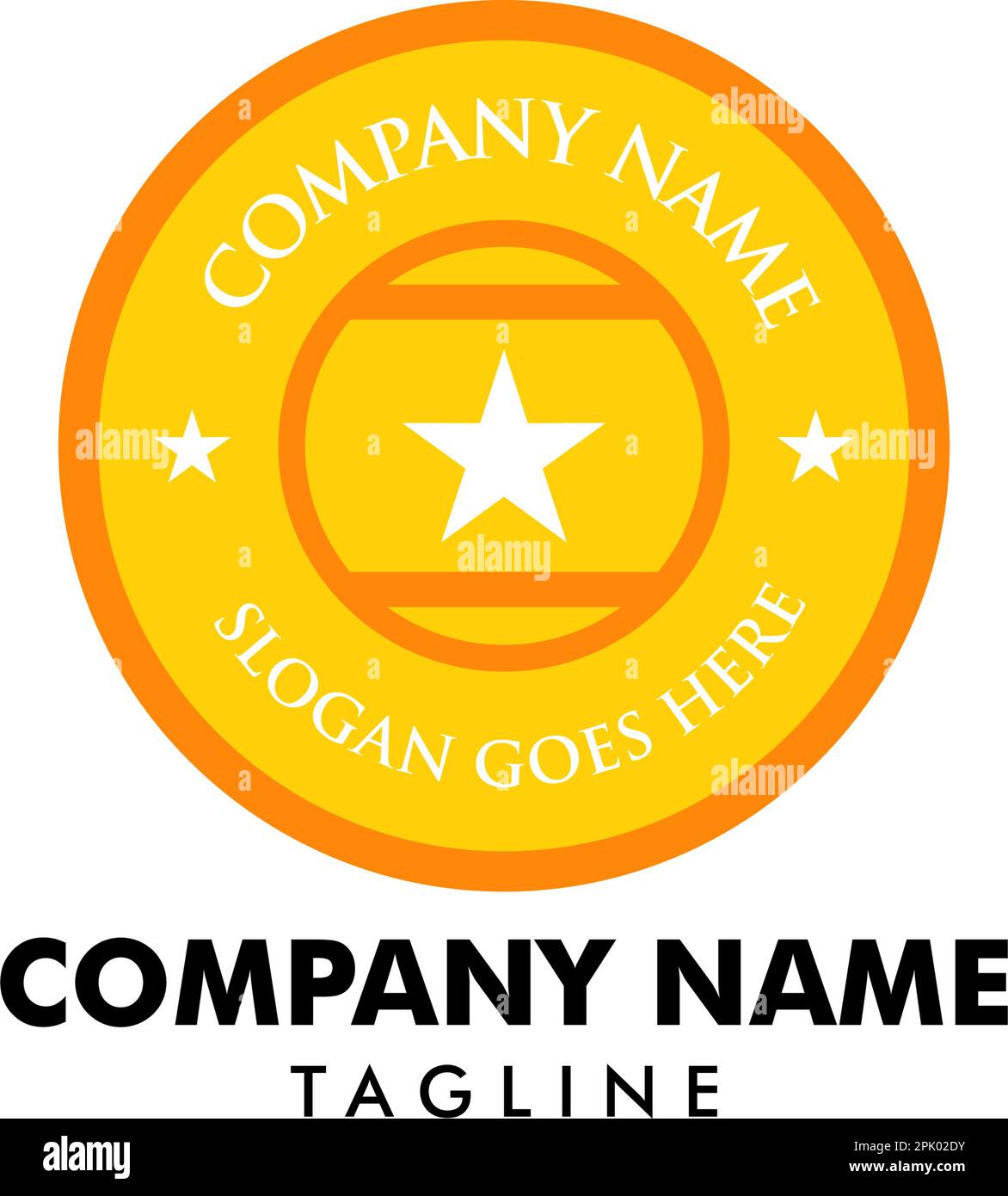 Circle Star Vector Logo Template Design Stock Vector Image & Art - Alamy