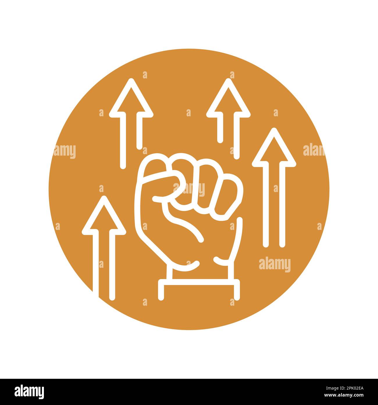 Motivation black line icon. Self development. Pictogram for web page ...