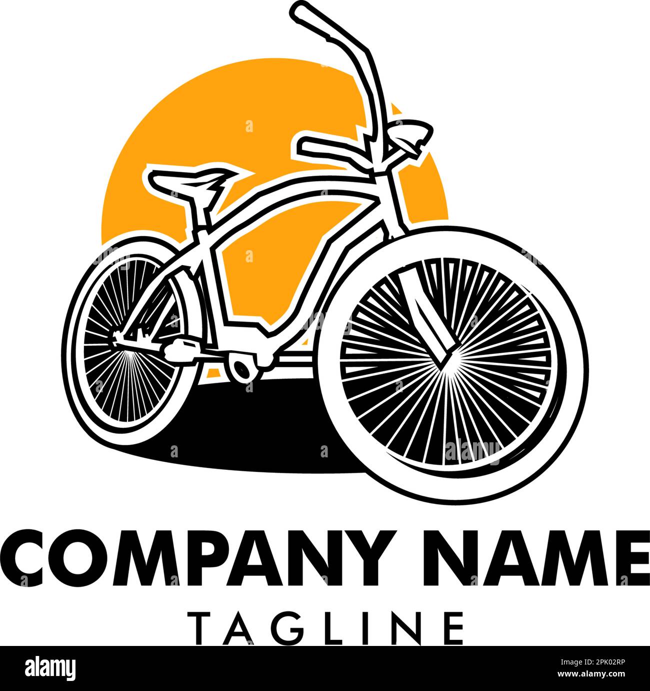 Bicycle logo icon vector template Stock Vector Image & Art - Alamy