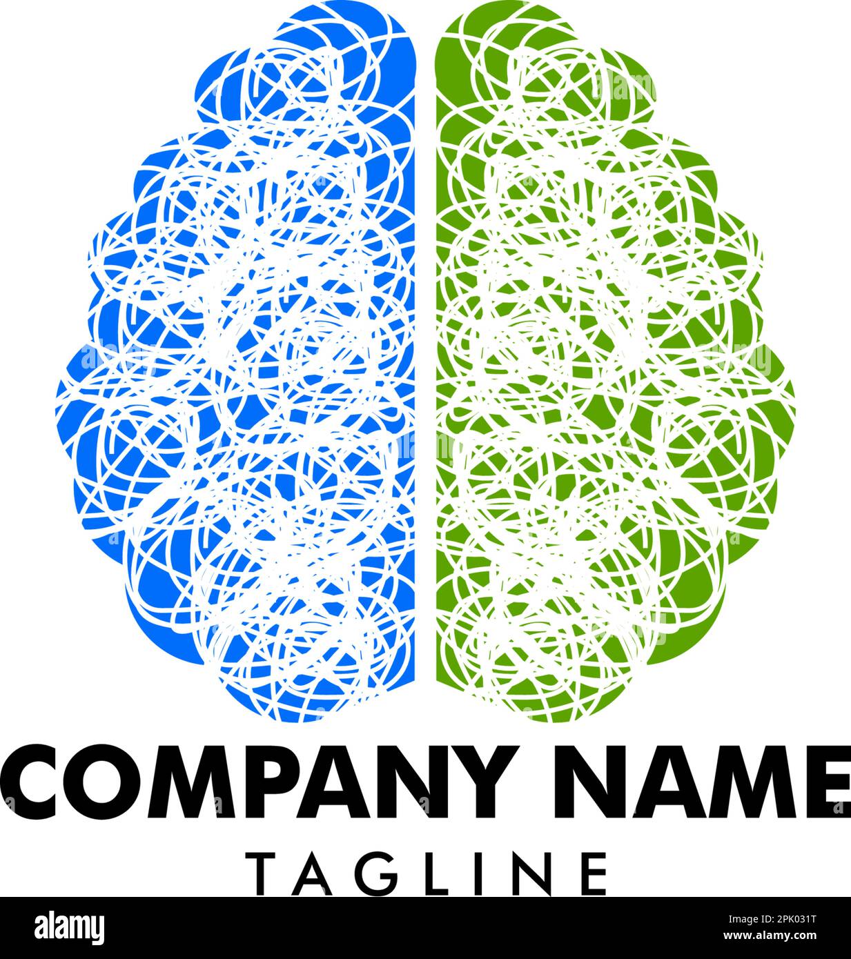 Brain Logo Design Vector Template Stock Vector Image & Art - Alamy