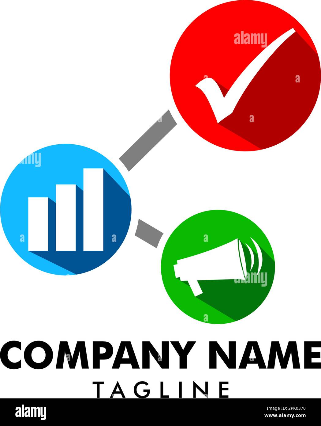 Business marketing vector logo icon illustration Stock Vector Image ...