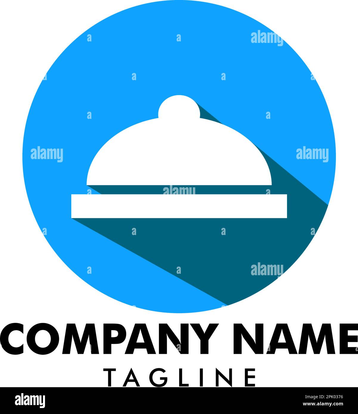 Catering company logo template design Stock Vector Image & Art - Alamy