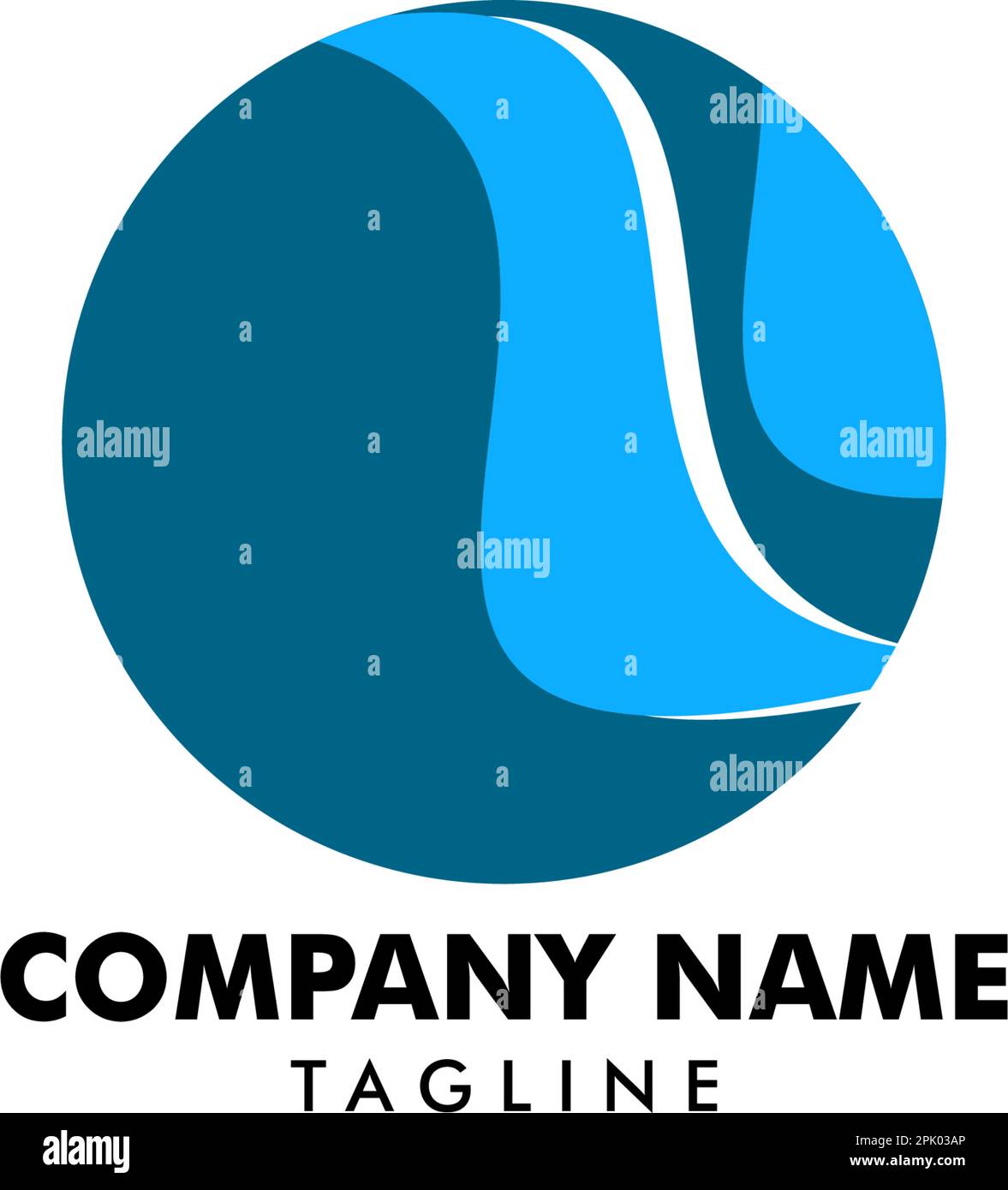 Circle Wave Logo Stock Vector Image & Art - Alamy