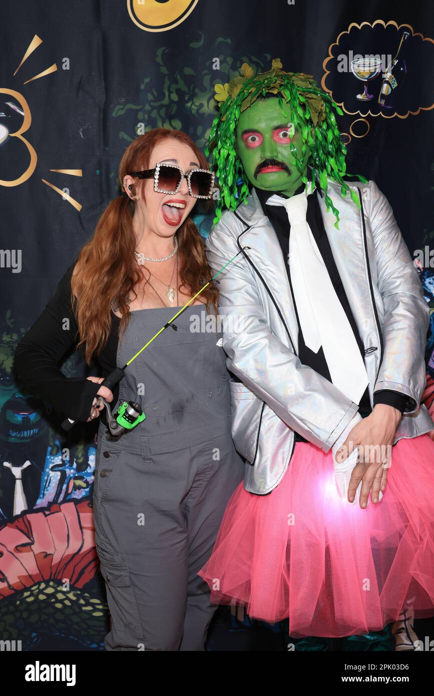 Los Angeles, California, USA. 1st April, 2023. Amanda Woods and Galen ...