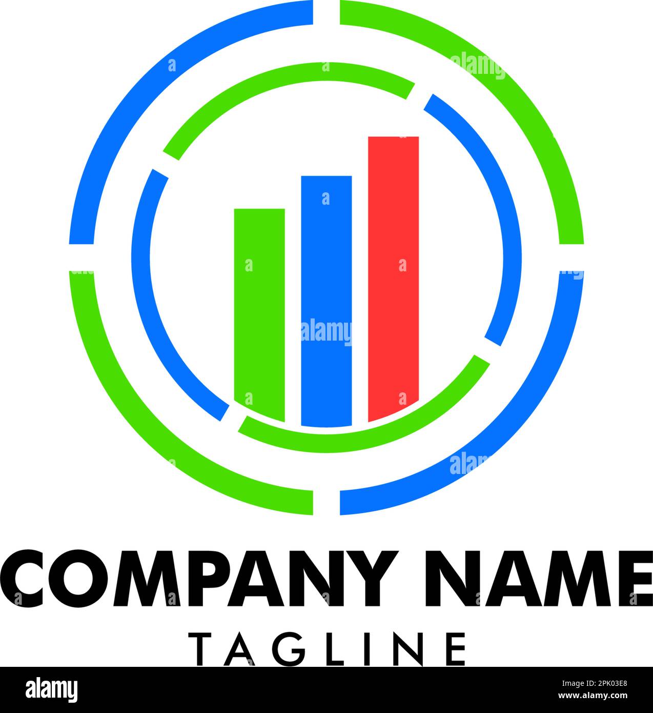 Business Stats Logo Design Template Stock Vector Image & Art - Alamy