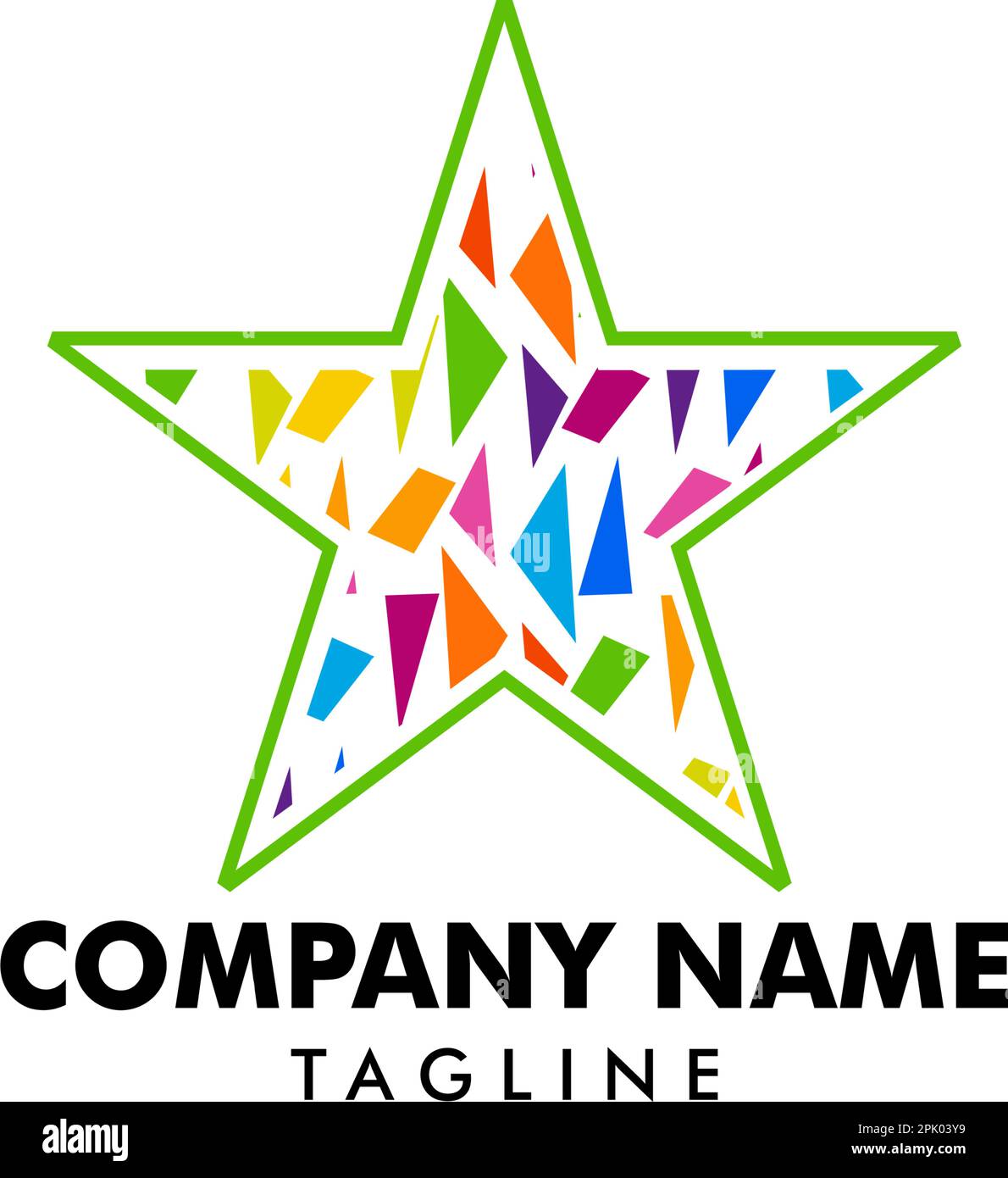 Abstract Star Mosaic Logo Design Template Stock Vector Image & Art - Alamy