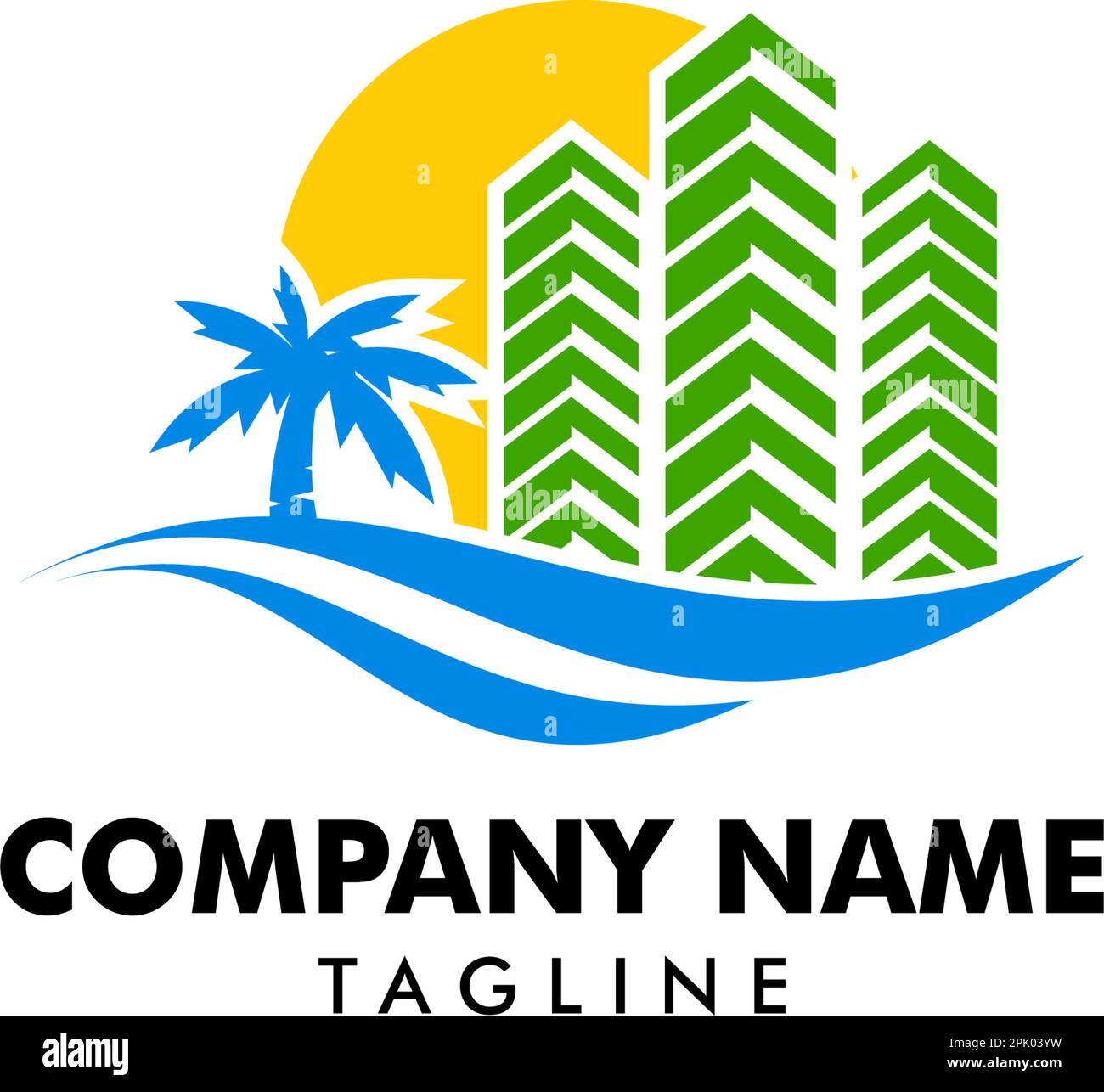 Beach Resort Logo Png