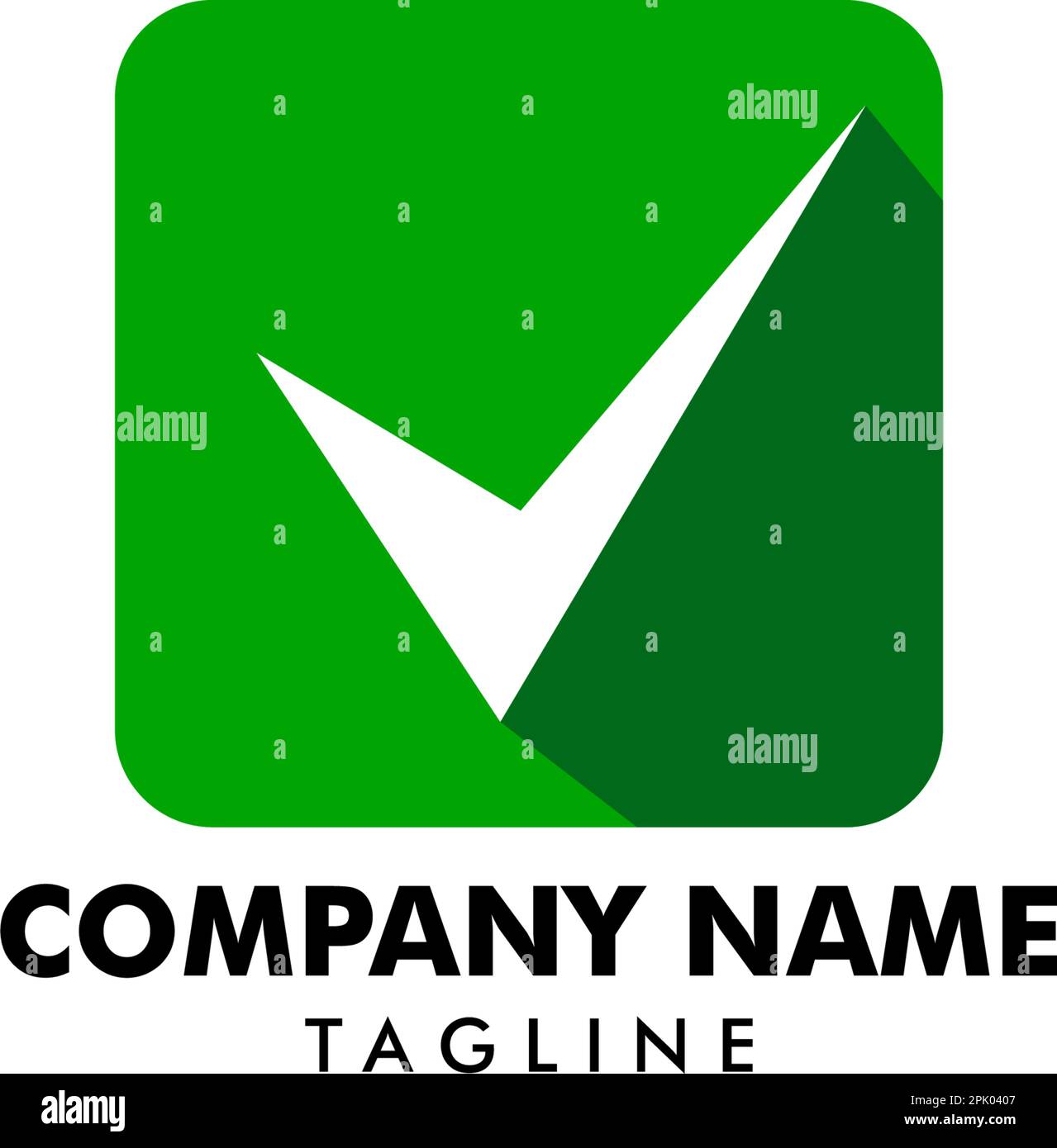 Check mark logo vector or icon Stock Vector Image & Art - Alamy