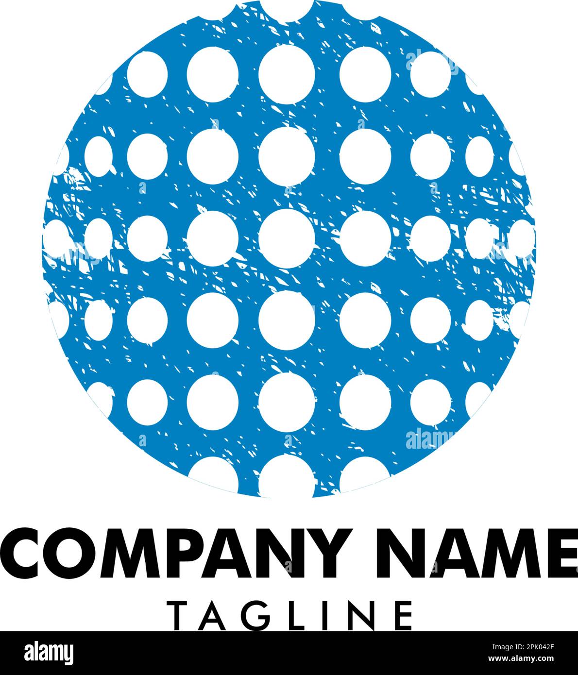 Circular dot logo icon modern and dynamic shape Stock Vector Image ...