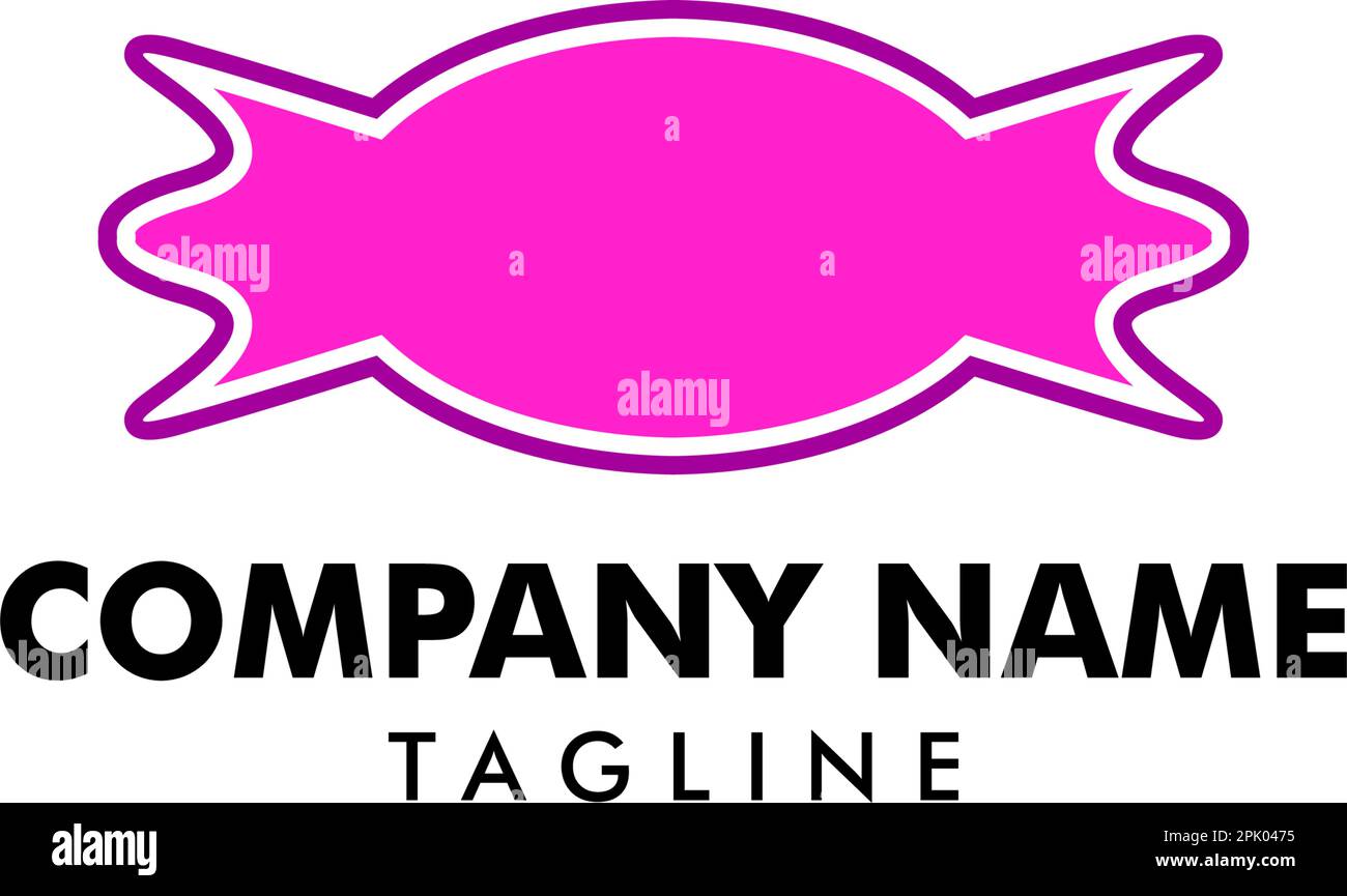 Candy vector logo template, Candy shop icon, Sweet logo, Candy vector, Candy bar logo, Lollipop ...