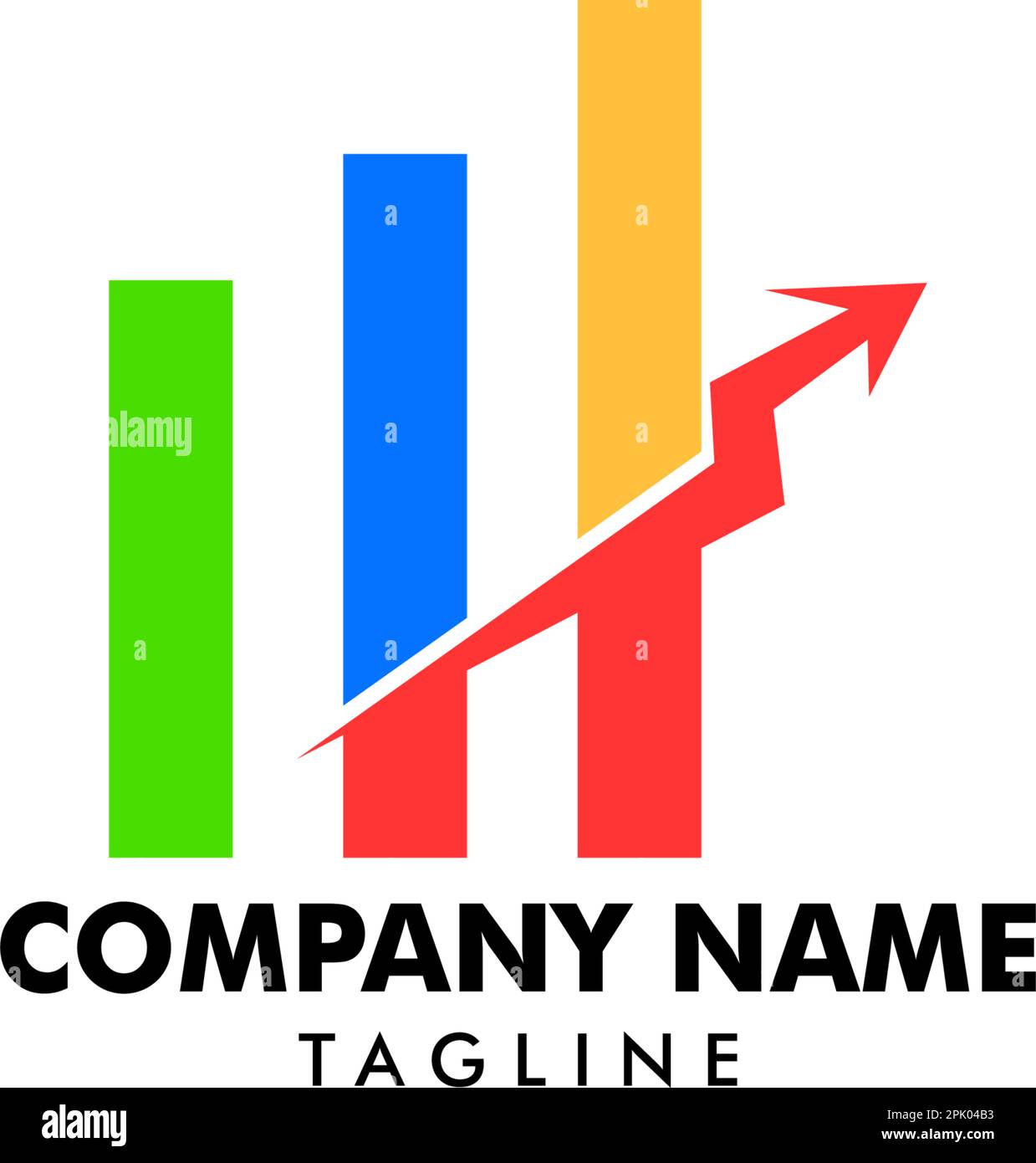 Business Stats Logo Design Template Stock Vector Image & Art - Alamy