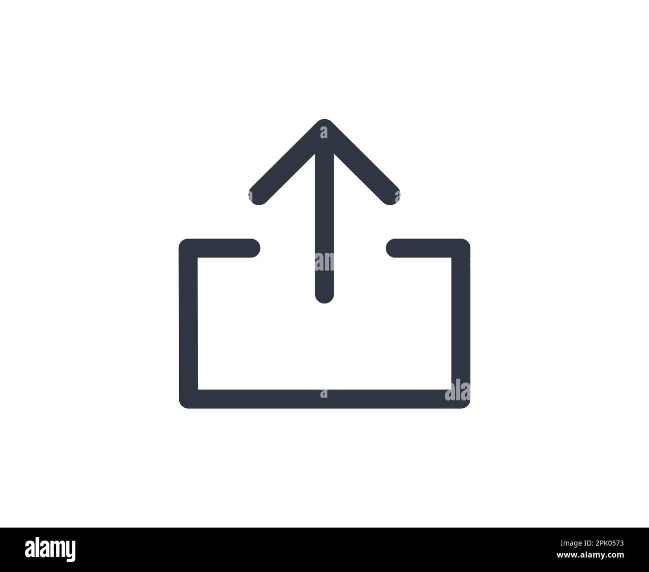 Simple Monochromatic Export Symbol for Digital Use Stock Vector Image ...