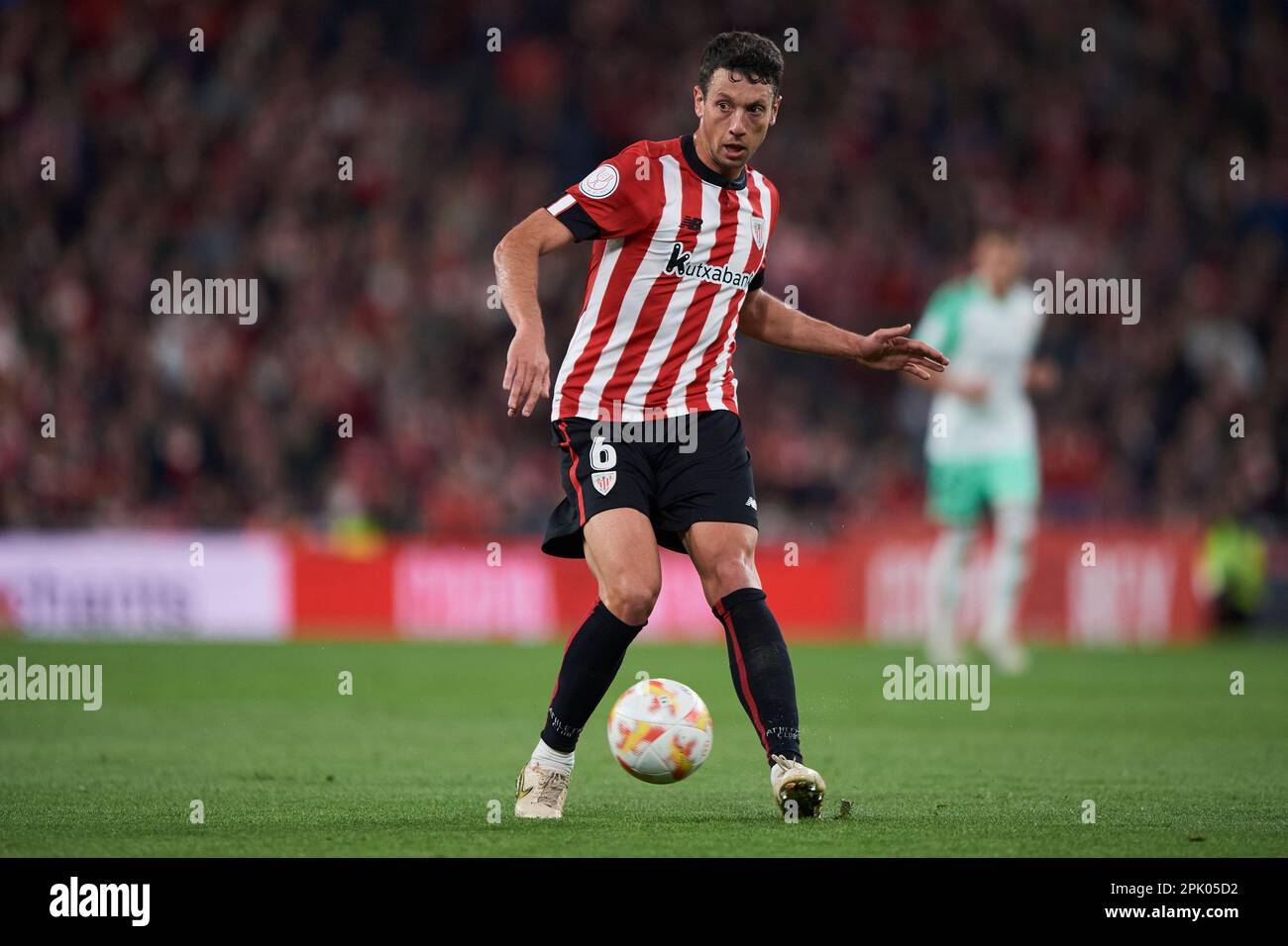 Bilbao, Spain. April 4, 2023, Mikel Vesga of Athletic Club during the ...