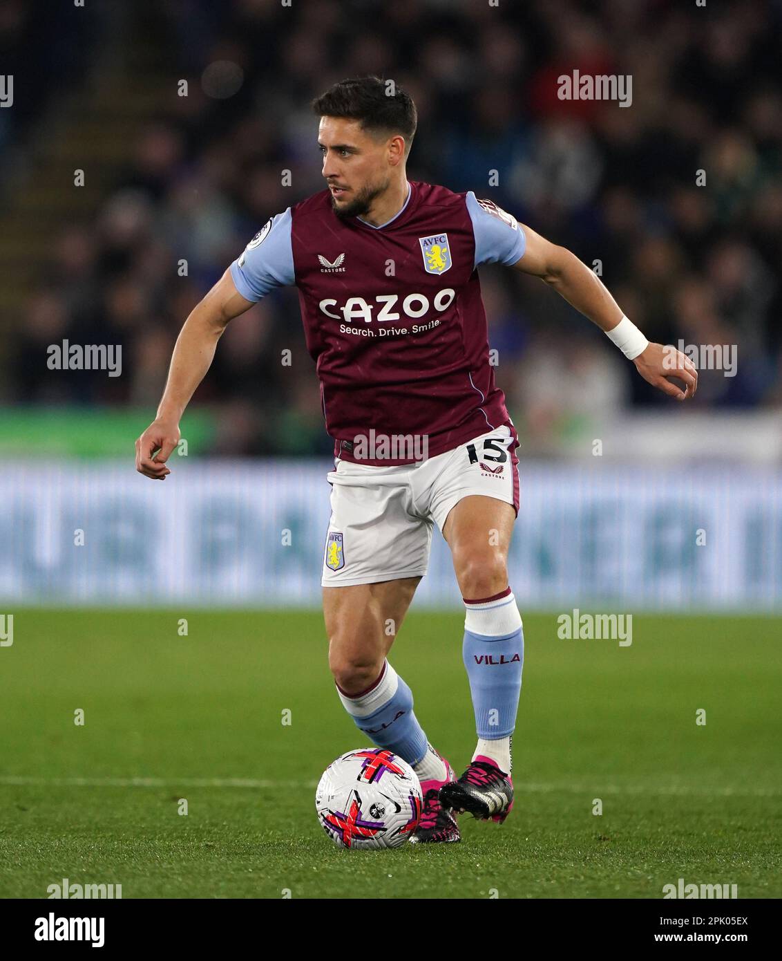 Aston Villa's Alex Moreno during the Premier League match at the King ...