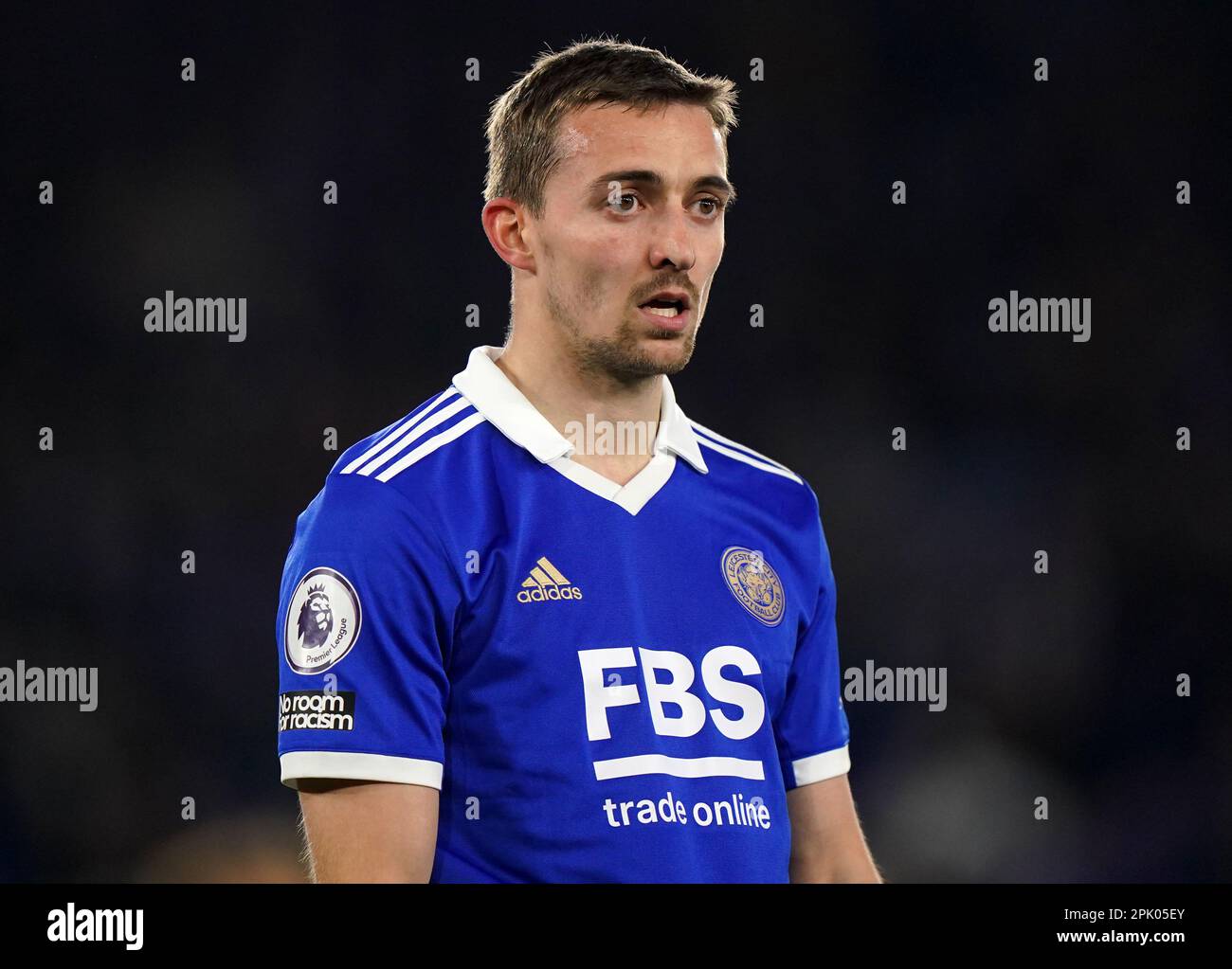 Leicester City's Timothy Castagne during the Premier League match at ...