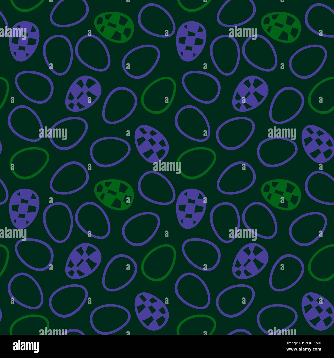 Easter eggs retro seamless spring pattern for kids clothes print and ...