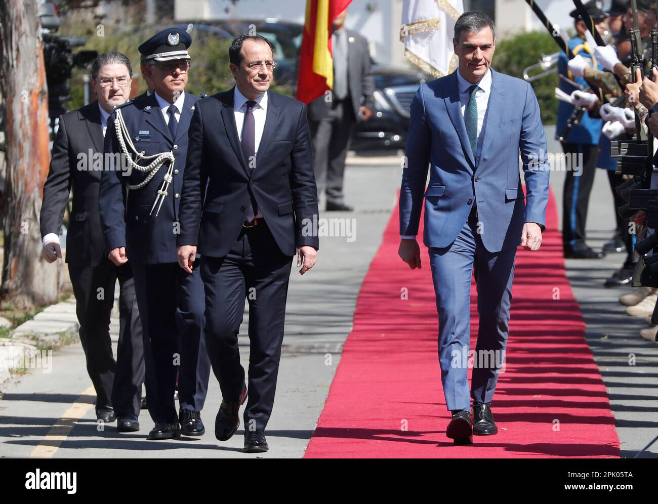 Nicosia, Cyprus. 4th Apr, 2023. President of Cyprus Nikos ...