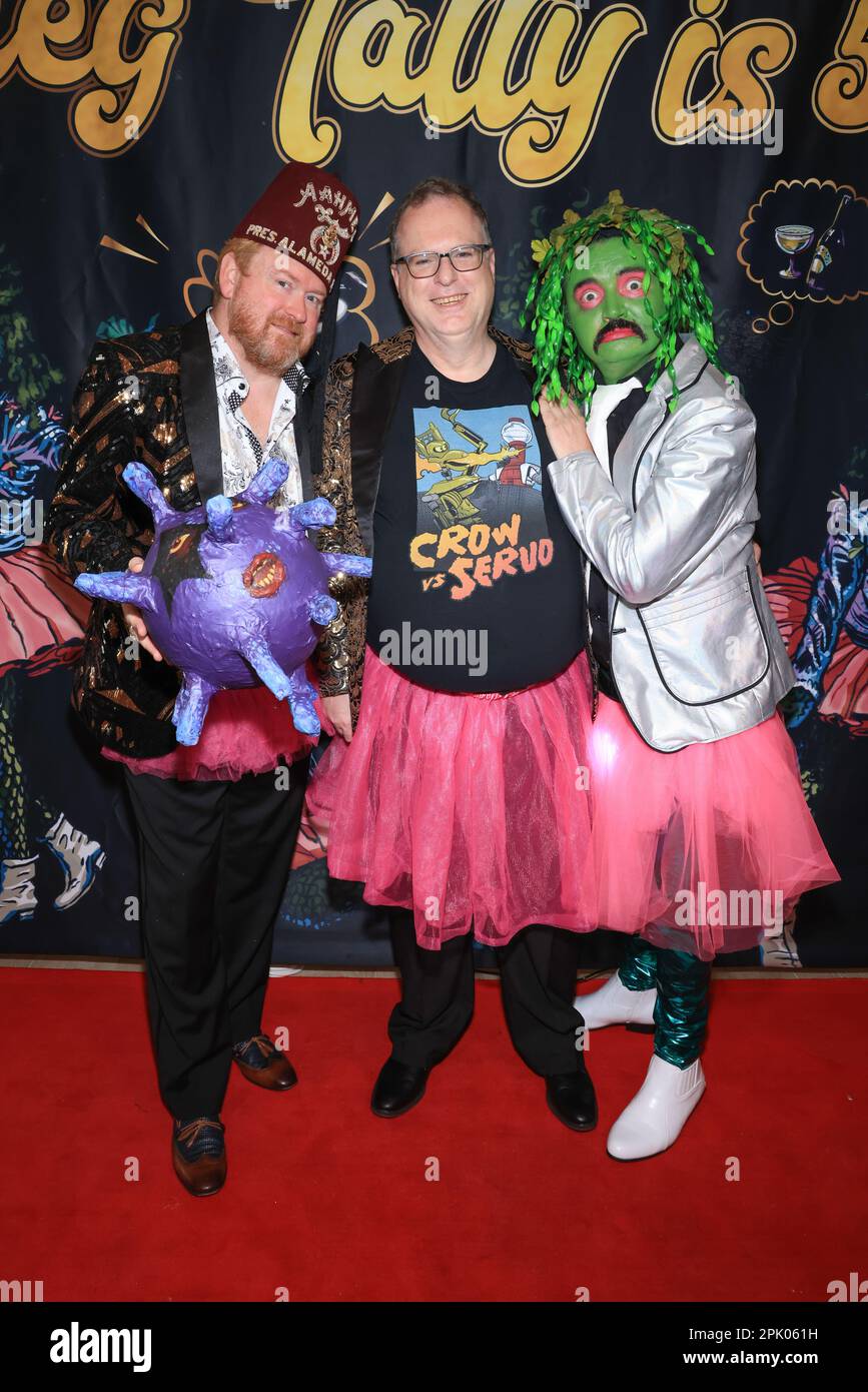 Los Angeles, California, USA. 2nd April, 2023. Greg Tally, Philip ...