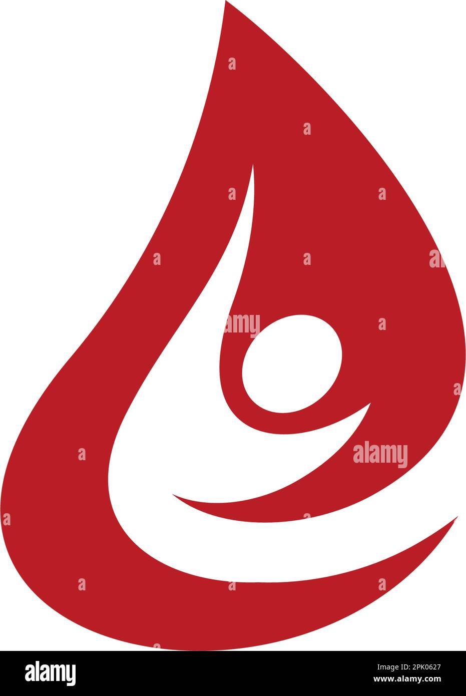 blood donor man drop logo transfusion icon vector design Stock Vector ...