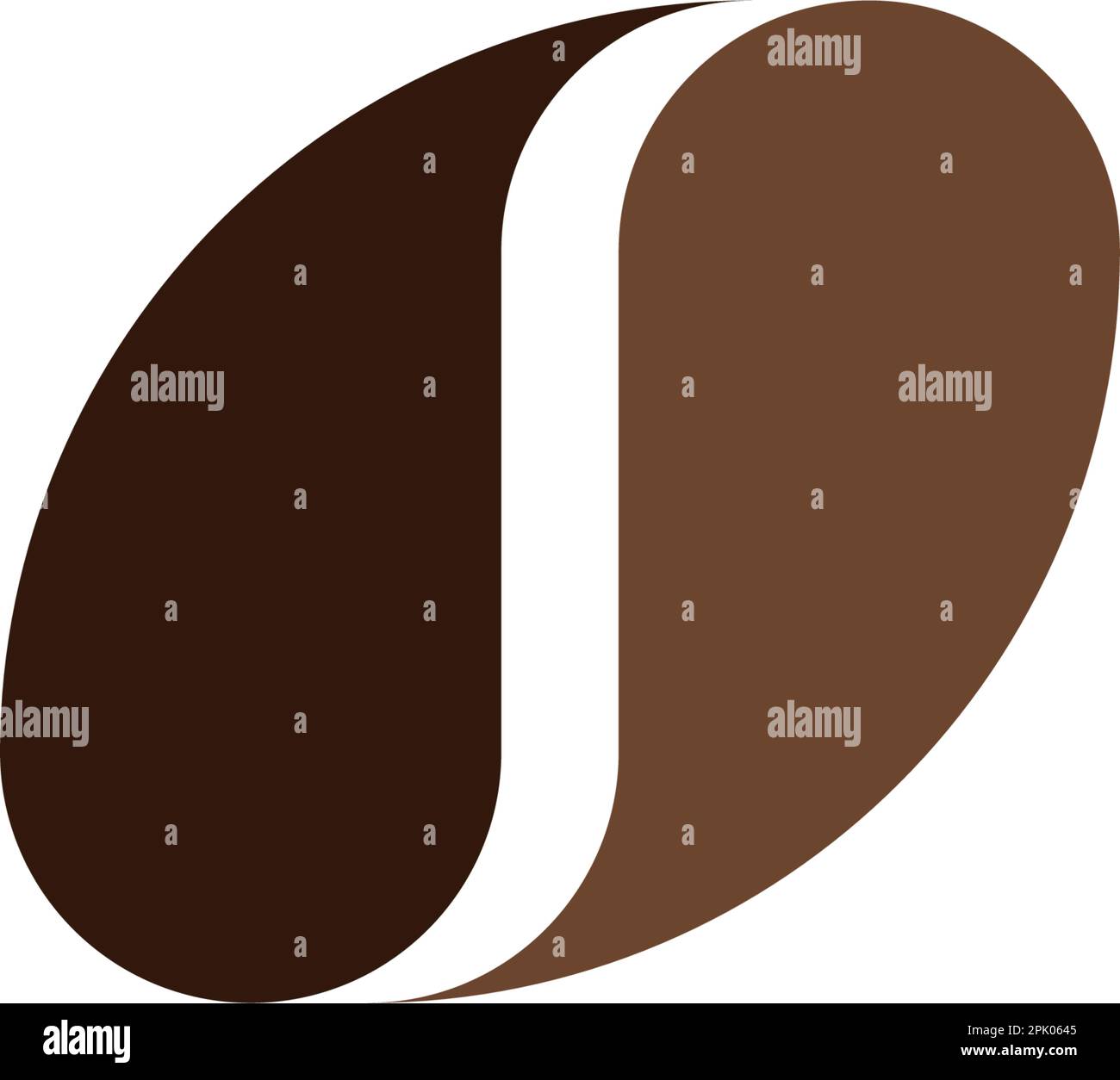 coffee grain bean logo vector icon symbol design Stock Vector Image ...