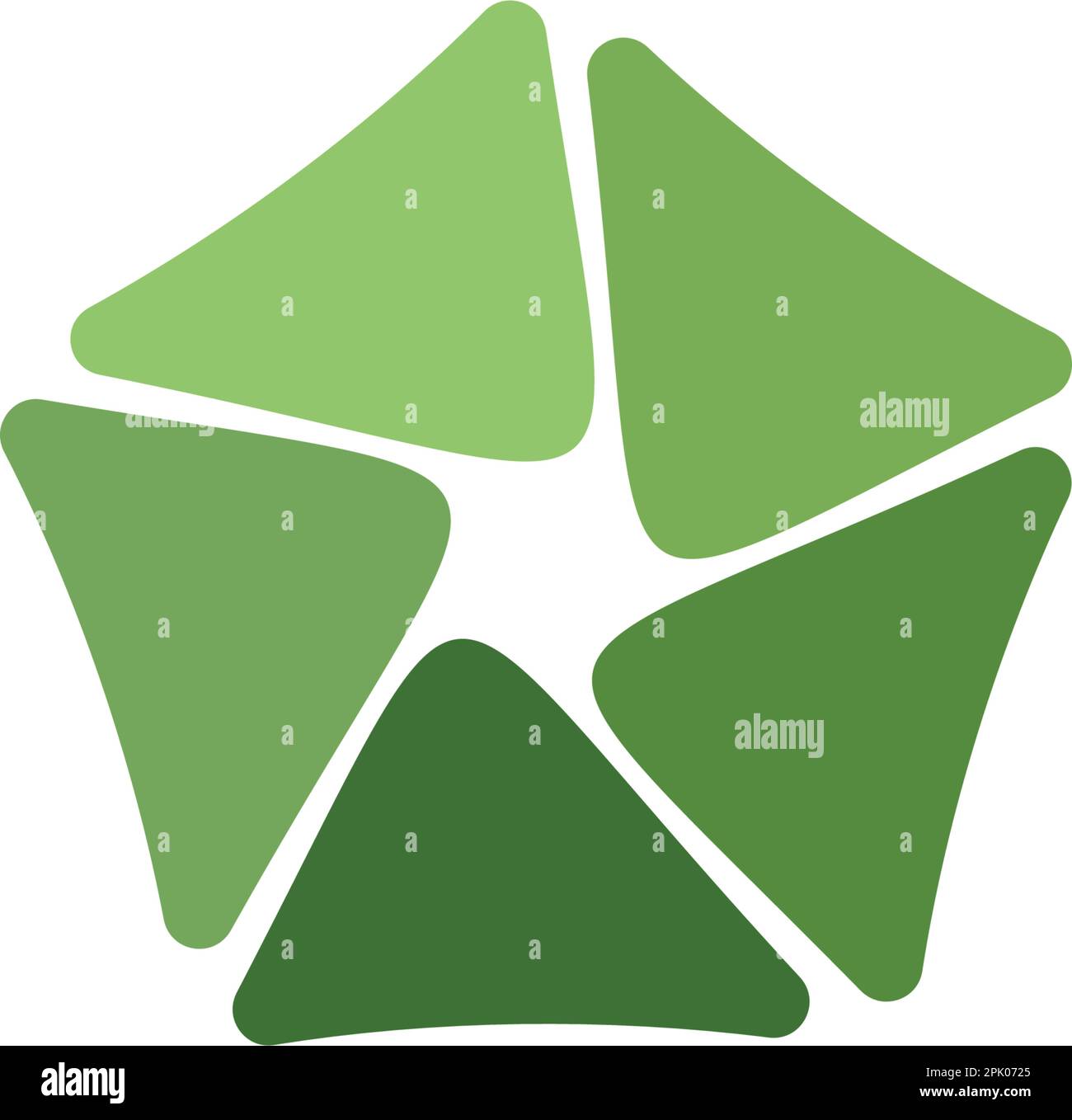 abstract okra fruit icon logo design Stock Vector Image & Art - Alamy