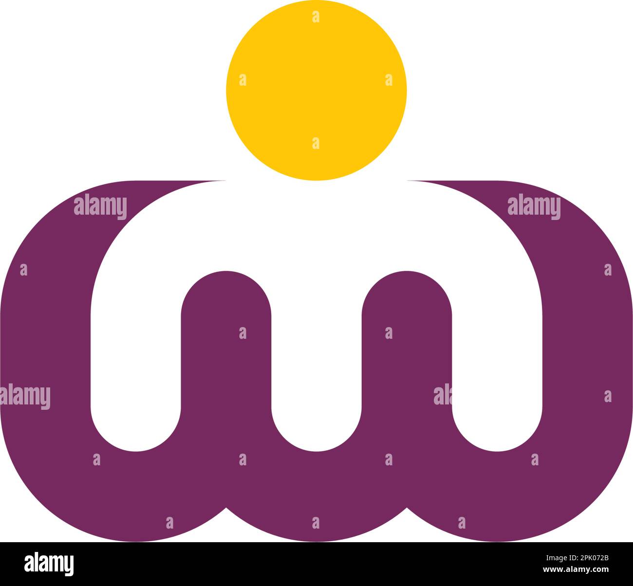 purple logo m letter icon vector design Stock Vector Image & Art - Alamy