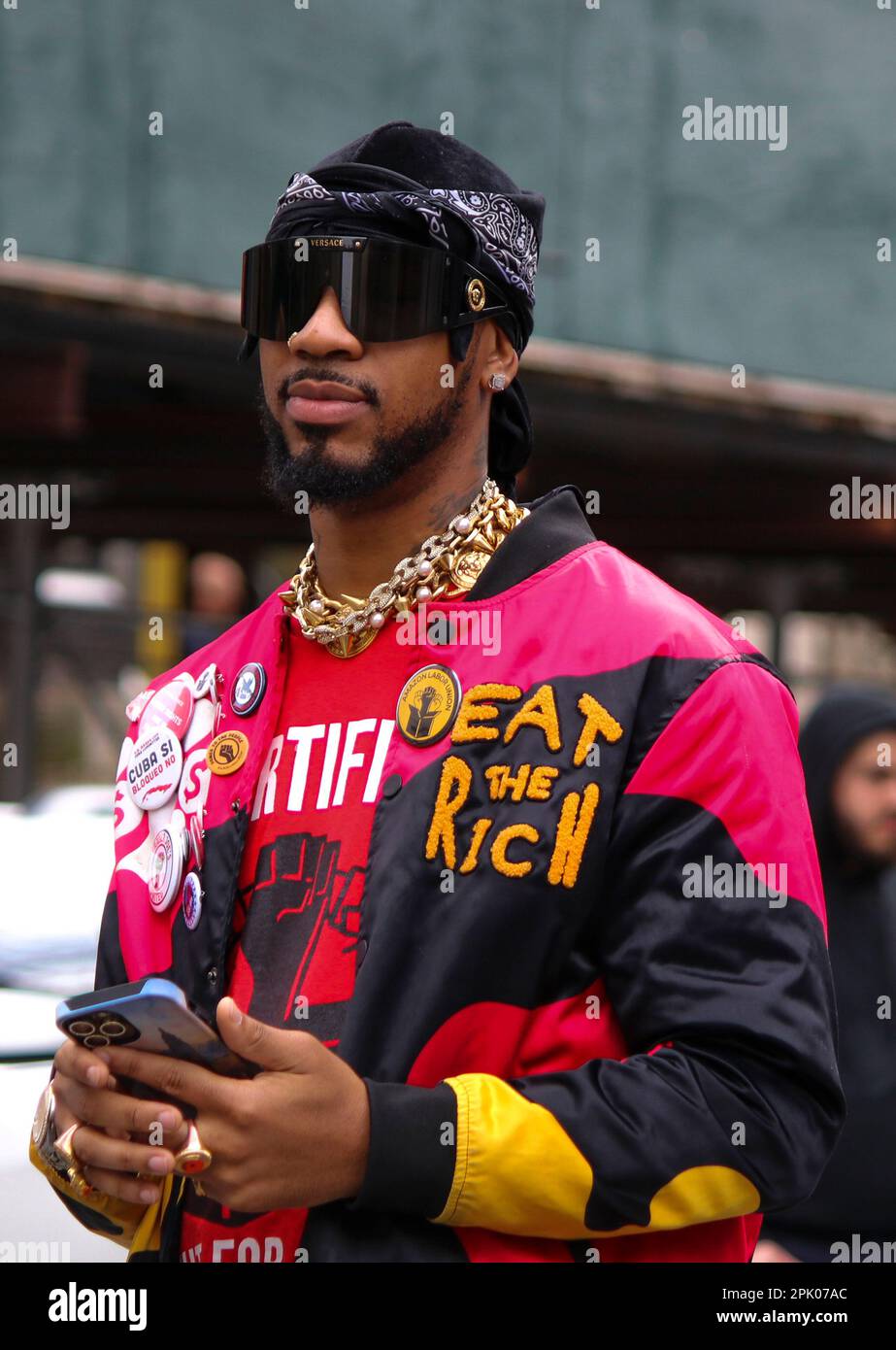 New York, NY, USA. 4th Apr, 2023. Christian Smalls, Amazon Labor Union ...