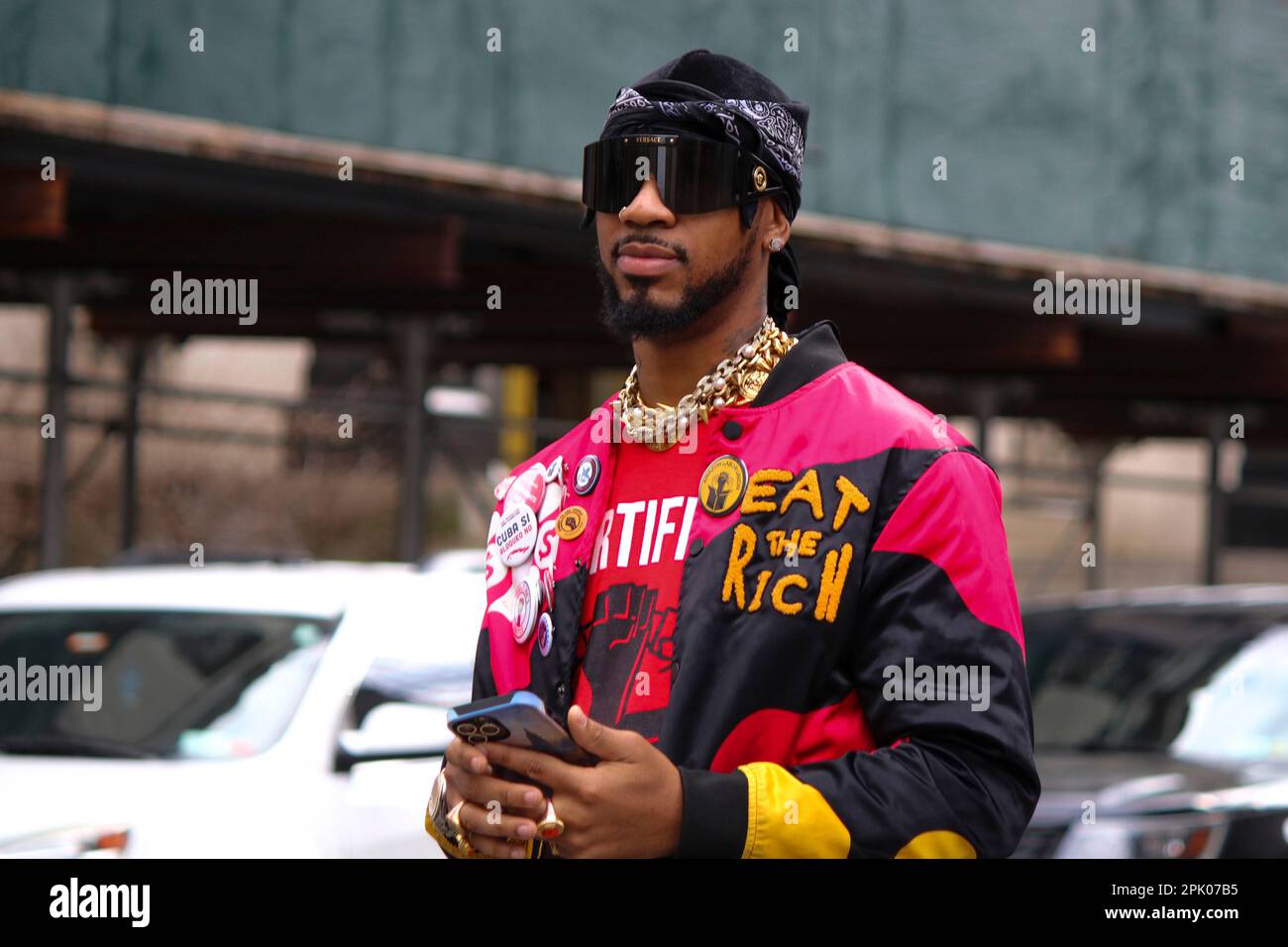 New York, NY, USA. 4th Apr, 2023. Christian Smalls, Amazon Labor Union ...