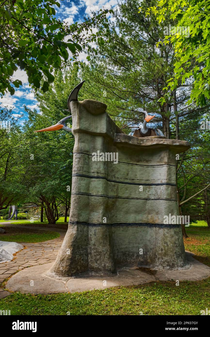 Prehistoric World in Eastern Ontario, Canada, is a multi-acre outdoor ...