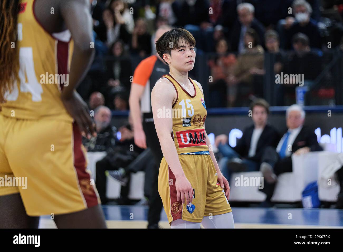 Campobasso, Italy. 01st Apr, 2023. Shiori Yasuma of Umana Reyer Venezia ...