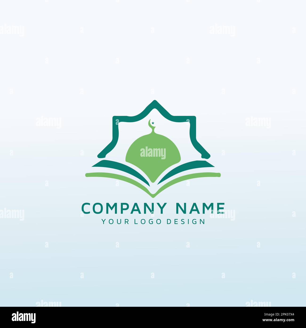 Modern Islamic school vector logo Stock Vector Image & Art - Alamy