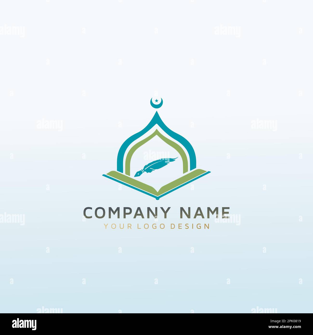 Modern Islamic school vector logo Stock Vector Image & Art - Alamy