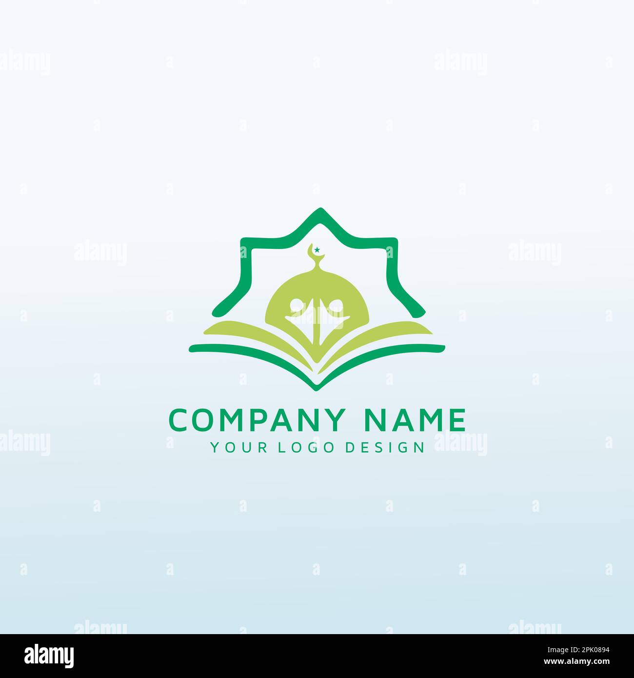 Modern Islamic school vector logo Stock Vector Image & Art - Alamy
