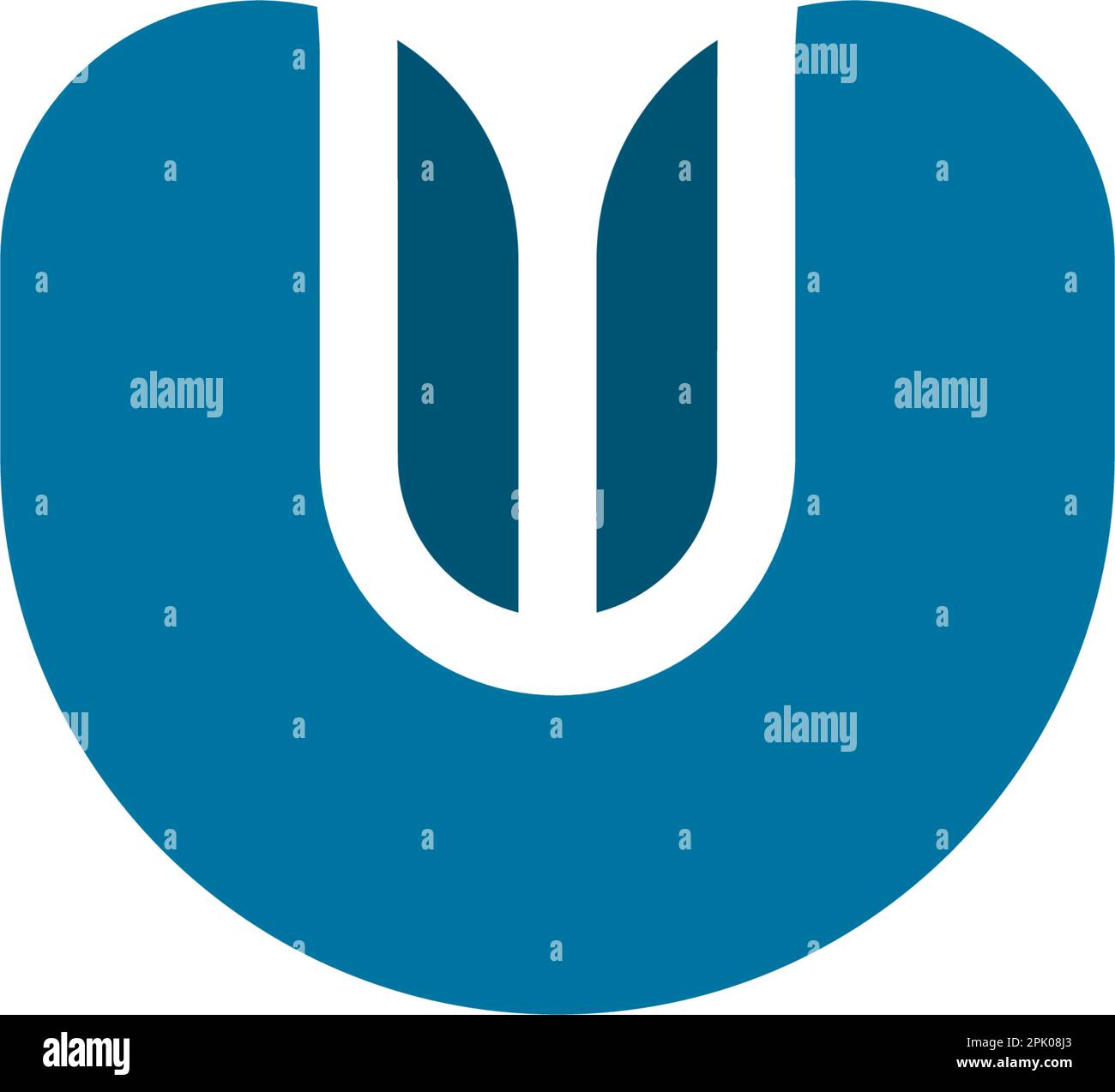 Blue u symbol Stock Vector Images - Alamy